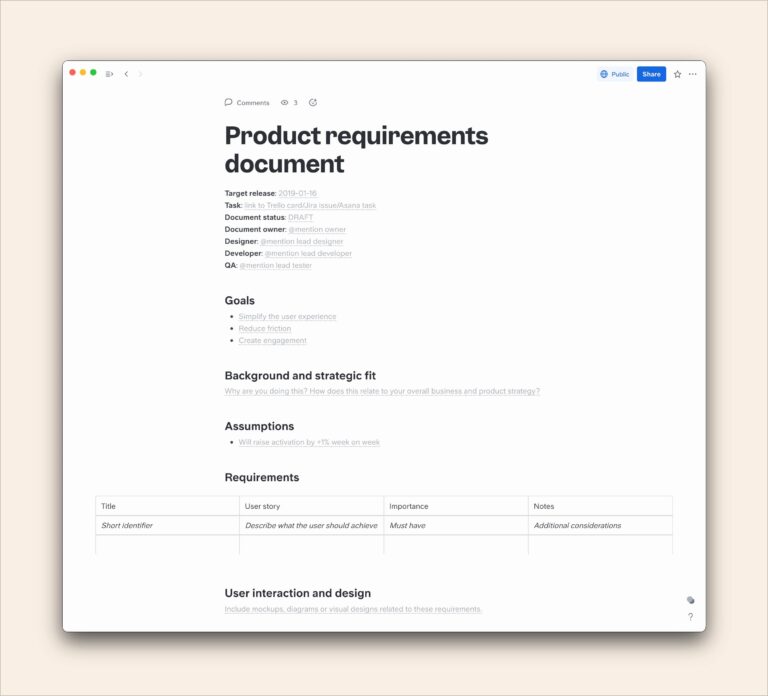 How to Write an Effective Product Requirements Document